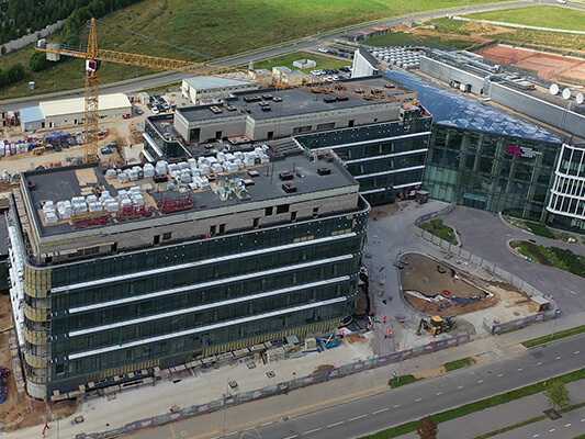 International Medical Cluster. Therapeutic Building – Monotek Stroy