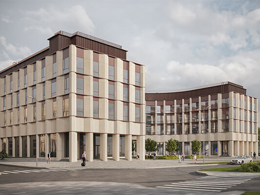 International Medical Cluster. The Building of the Apart-hotel for the ...